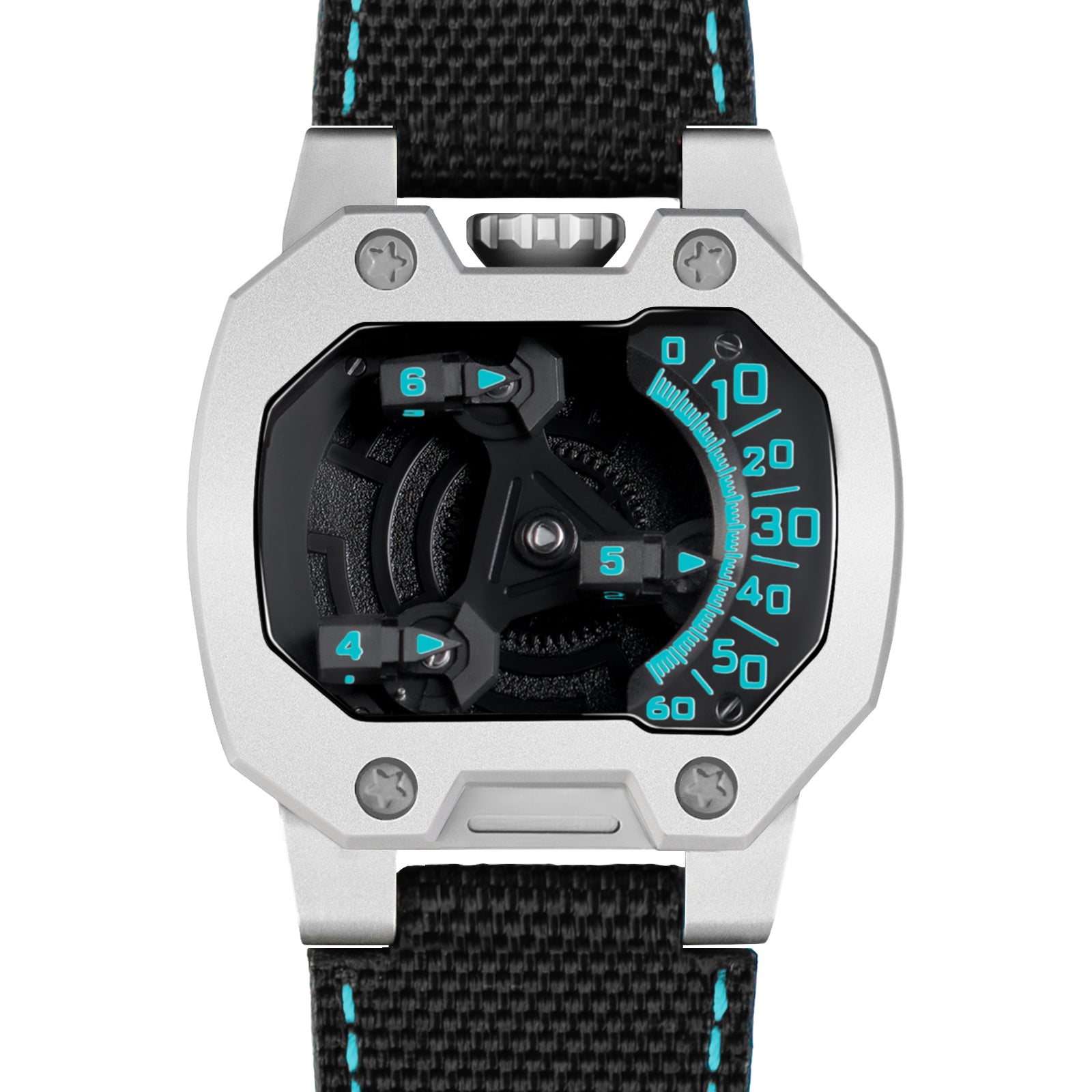 Wandering Hour-Titanium Silver Midnight Blue – POWER PANDA